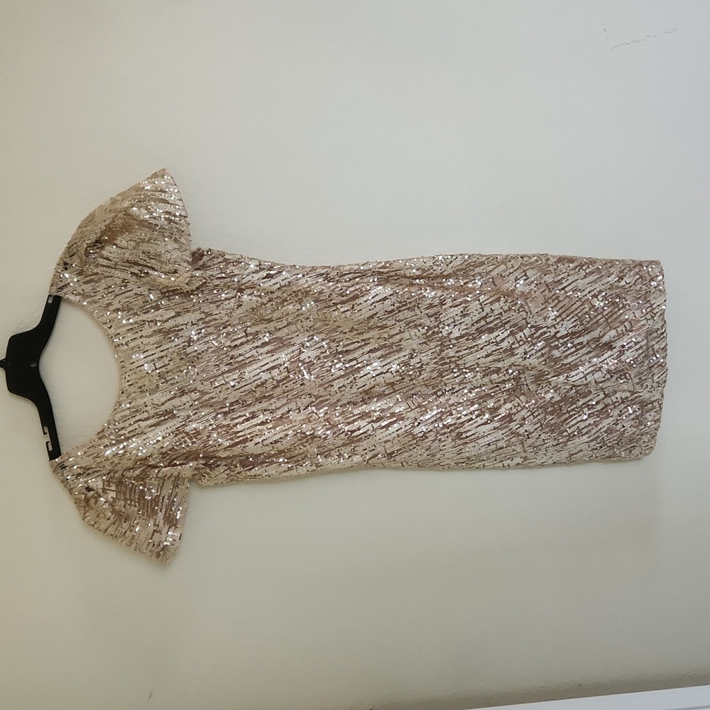 Marina Sequin Gold Dress - Gem